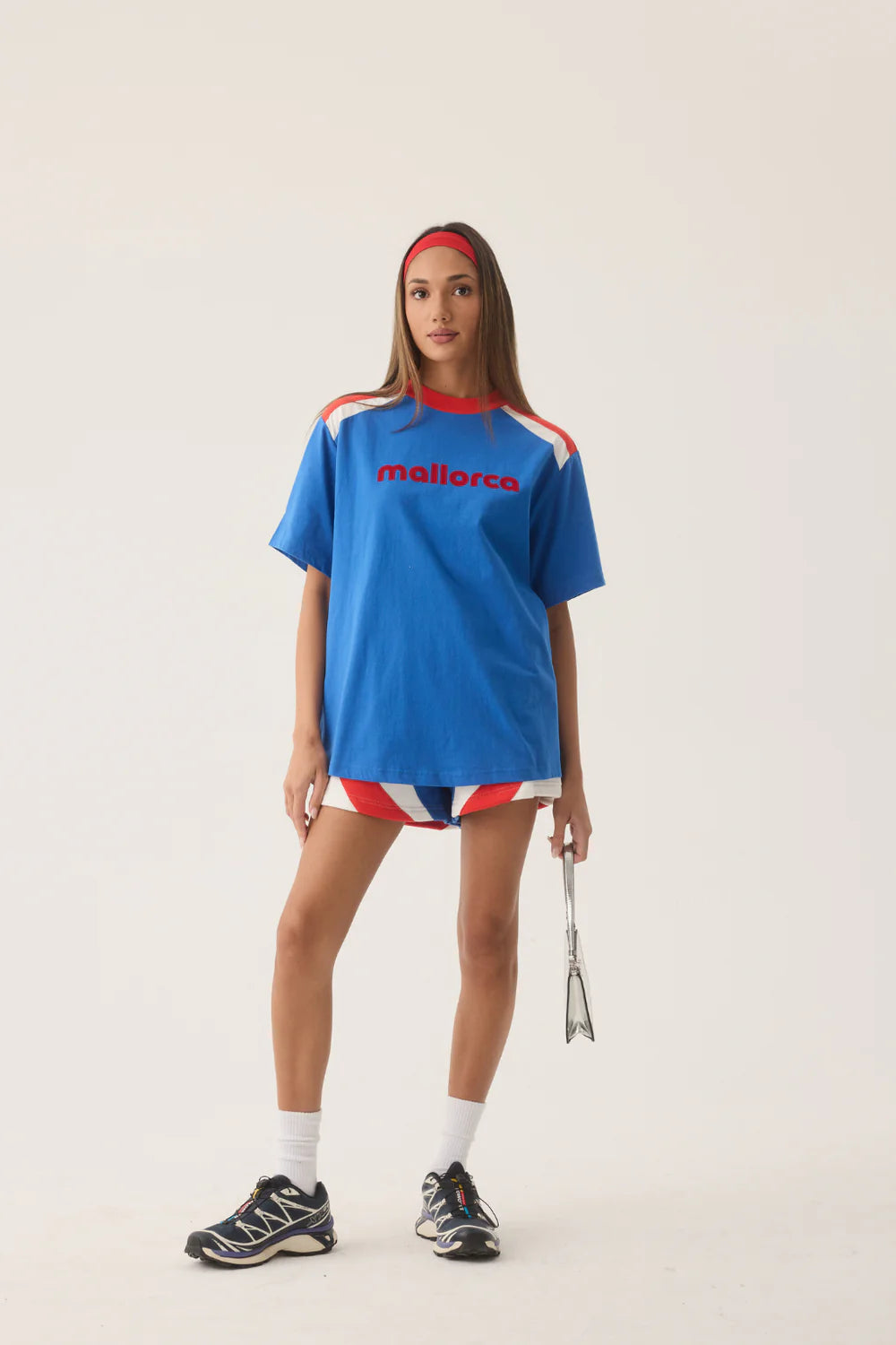 Araminta James Mallorca Tee Spanish Blue – Little Beach Road